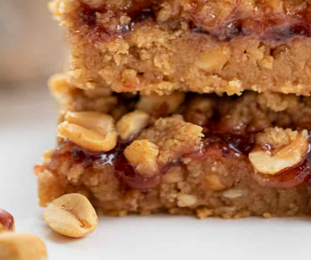 Peanut Butter & Jelly Bars w/ Walnut Creek Peanut Butter Spread – Local ...