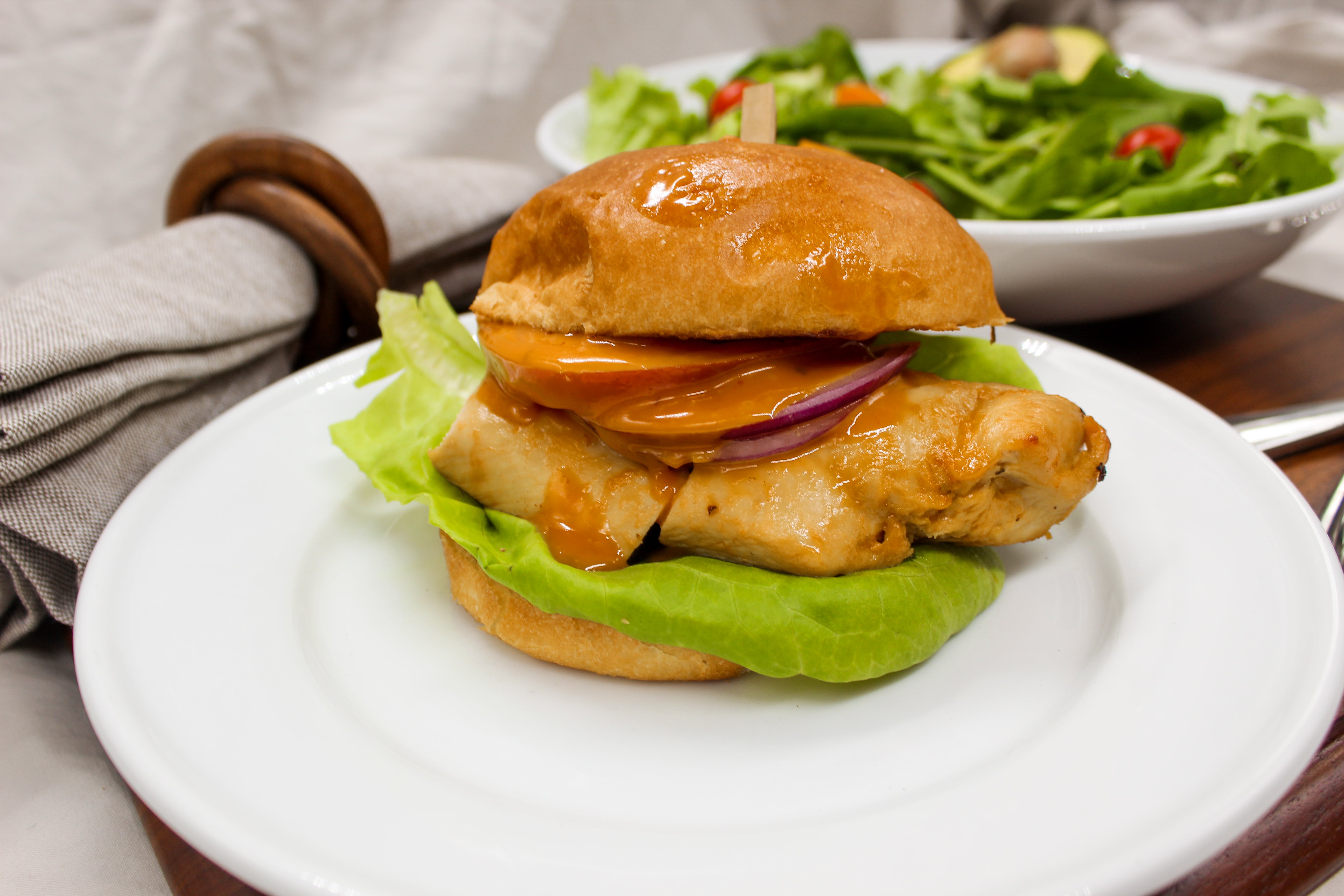 Schaefer’s Farm Secret Sauce Marinated Chicken Sandwich – Local Flavoring
